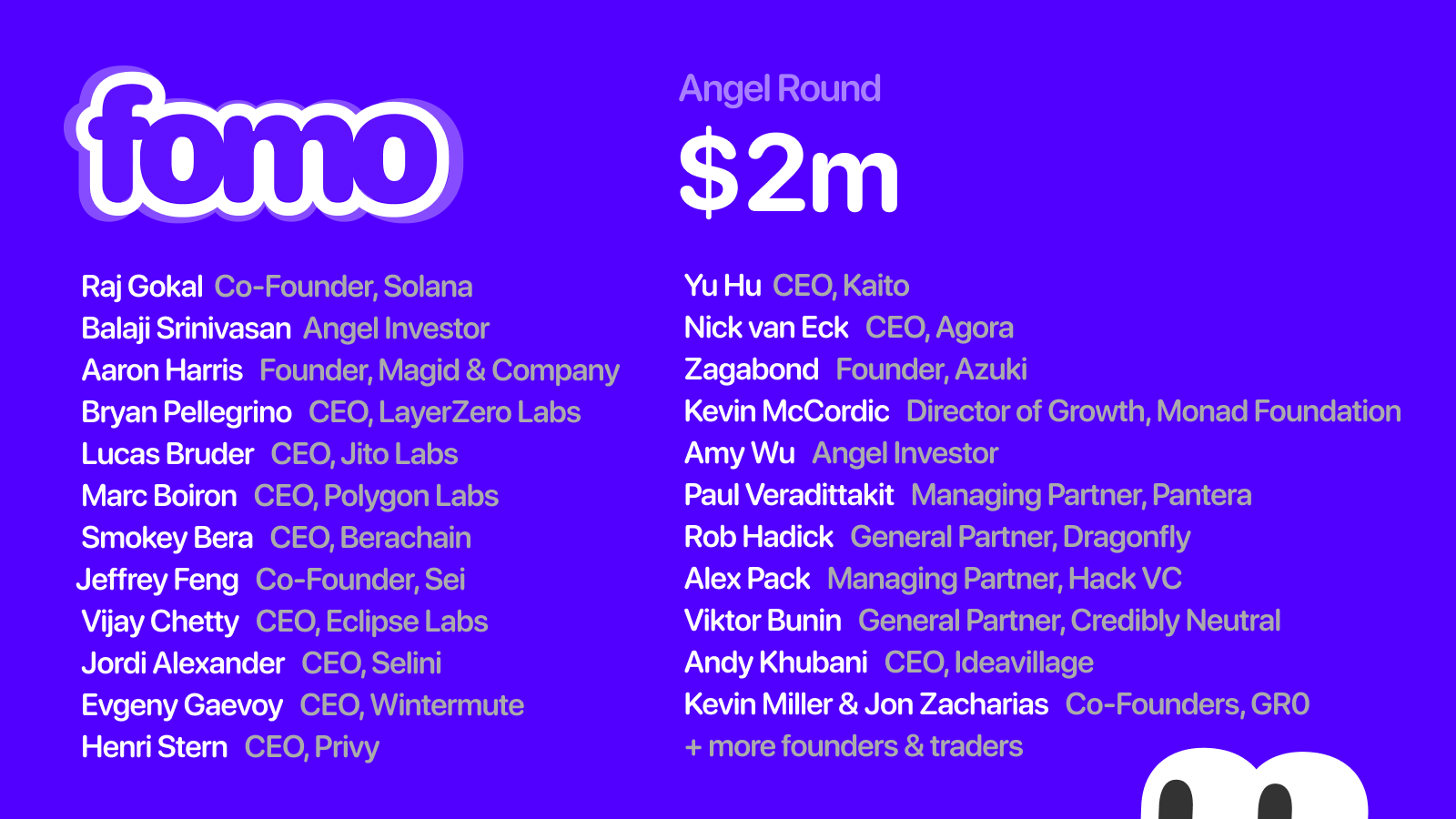 Fomo $2M Angel Pre-Seed